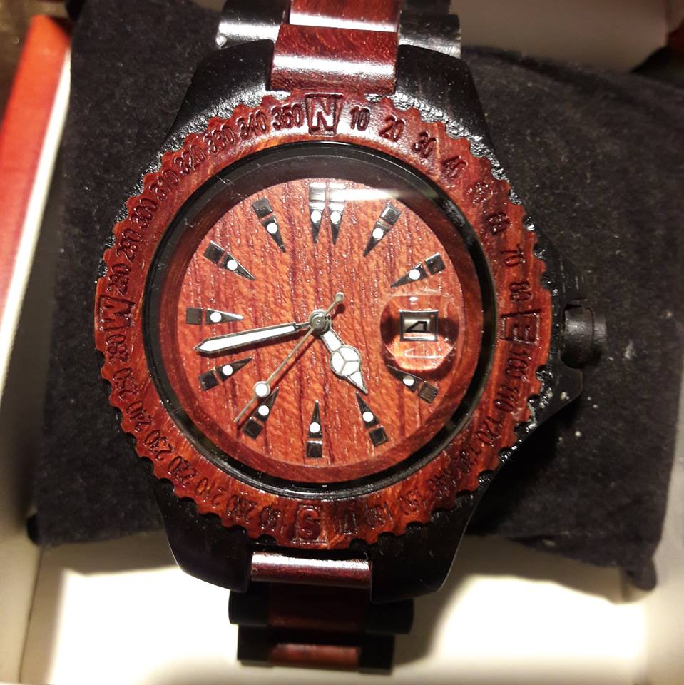 Men’s Wooden Watch ,Handmade Watches, Natural,(1599) - Vancouver Buy Smart