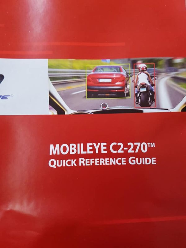 Mobileye C2- 270 is a collision Prevention system that helps drivers ...